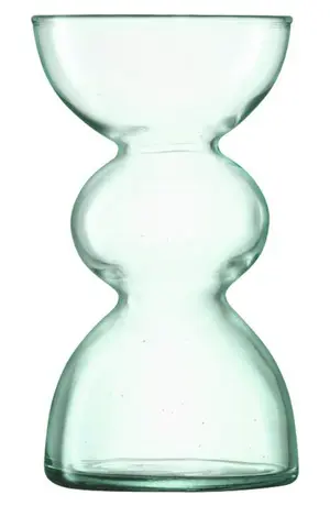 LSA Canopy Recycled Glass Vase Trio - Clear
