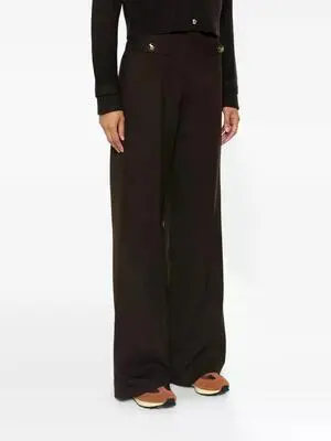 Sandro High-waisted Wide Leg Trousers