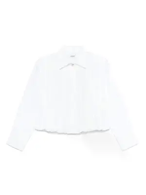 Sandro Long-sleeve Cotton Shirt - White