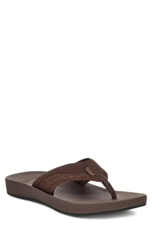 Sanuk Cosmic Seas Flip Flop - Brown