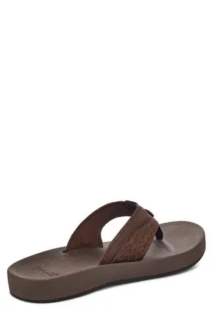 Sanuk Cosmic Seas Flip Flop - Brown