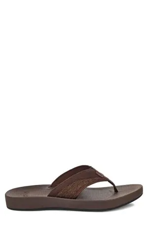 Sanuk Cosmic Seas Flip Flop - Brown
