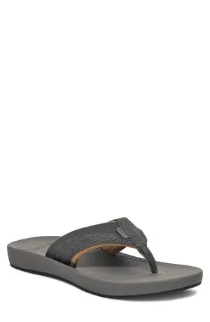 Sanuk Cosmic Seas Flip Flop - Dark Grey