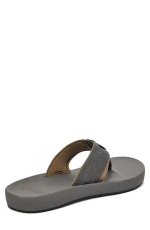 Sanuk Cosmic Seas Flip Flop - Dark Grey