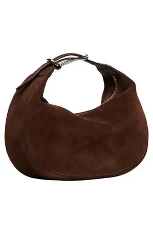 LIFFNER Moon Suede Top Handle Bag