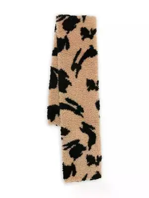MSGM Teddy Scarf - Neutrals