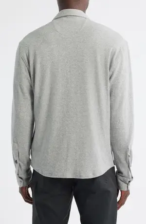 Johnnie-o Carl Brushed Knit Button-up Shirt