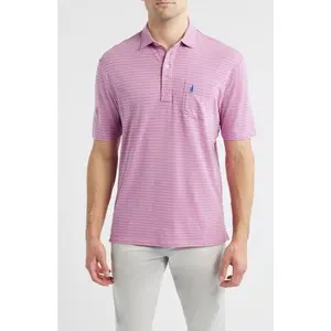 Johnnie-o Ryan Stripe Polo - Rosewater