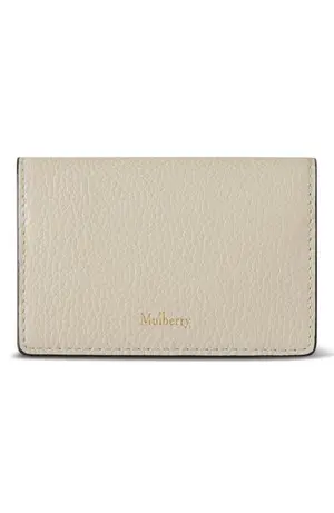 Mulberry Continental Card Case - Chalk
