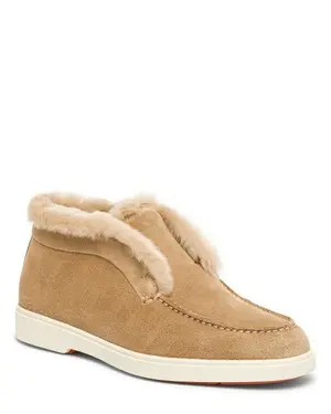 Santoni Suede Desert Boot - Brown