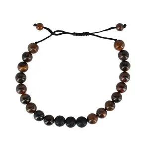 Trafalgar Ryder Wood Bead Adjustable Bracelet