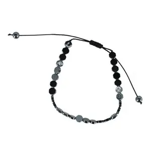 Trafalgar Hawk Metallic Disc Adjustable Bracelet