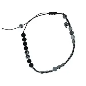 Trafalgar Hawk Metallic Disc Adjustable Bracelet