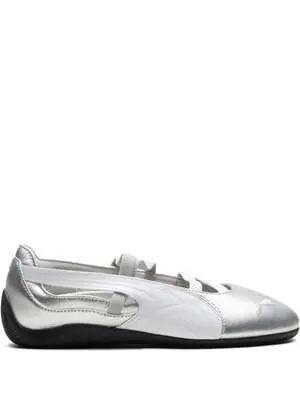 PUMA Speedcat Ballet Metallic Sneakers - Silver White