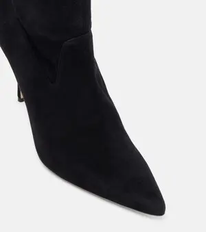 Manolo Blahnik Pascalarehi 105 Suede Over-the-knee Boots
