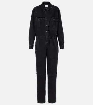 MARANT ETOILE Denim Jumpsuit - Black