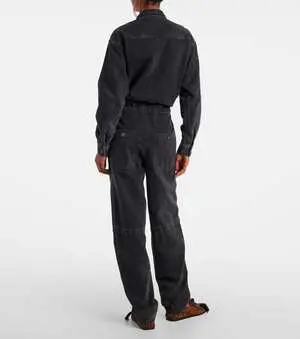 MARANT ETOILE Denim Jumpsuit - Black