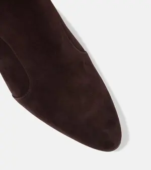 Manolo Blahnik Myconia 50 Suede Ankle Boots - Brown