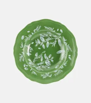 CABANA X Ginori 1735 Porcelain Soup Plate - Green