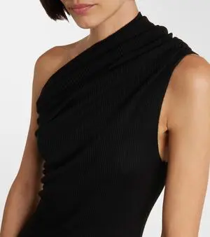 Rick Owens Athena Virgin Wool Maxi Dress - Black
