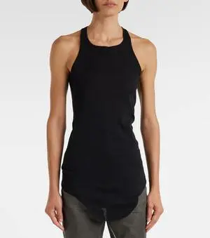 Rick Owens Cotton Tank Top - Black