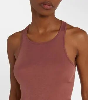 Rick Owens Cotton Tank Top - Brown