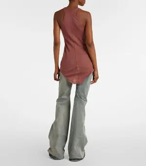 Rick Owens Cotton Tank Top - Brown