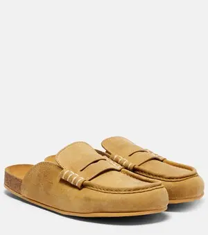 JW Anderson Suede Mules - Beige