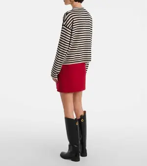 Max Mara Balia Striped Wool Sweater