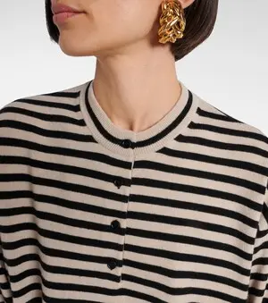 Max Mara Balia Striped Wool Sweater