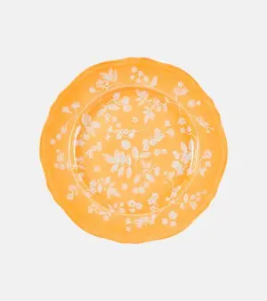 CABANA X Ginori 1735 Floral Porcelain Dinner Plate - Yellow