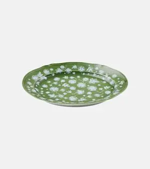 CABANA X Ginori 1735 Floral Porcelain Platter - Green