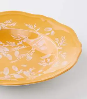 CABANA X Ginori 1735 Porcelain Soup Plate - Yellow