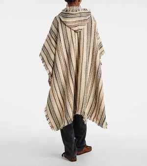 MARANT ETOILE Iseline Striped Poncho