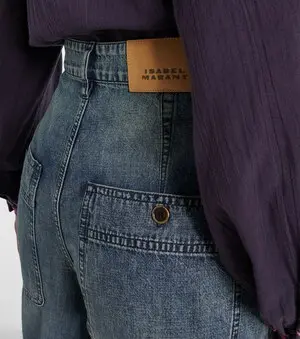 MARANT ETOILE Nayla High-rise Cargo Jeans