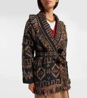 Alanui Grunge Beat Wool-blend Cardigan