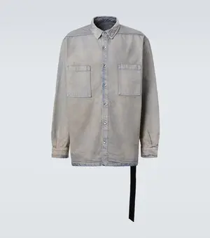 Rick Owens Faded Denim Shirt