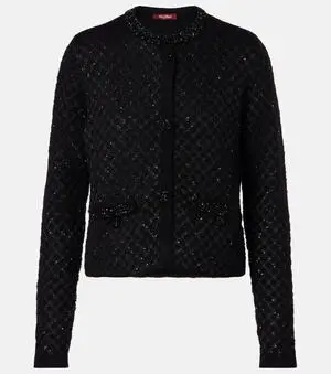Max Mara Perdoni Sequined Cardigan