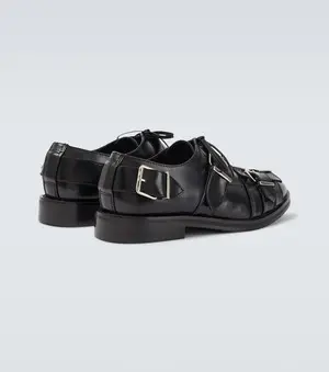 Simone Rocha Buckle-detail Leather Oxford Shoes