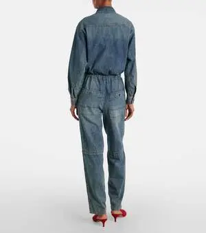 MARANT ETOILE Denim Jumpsuit - Blue