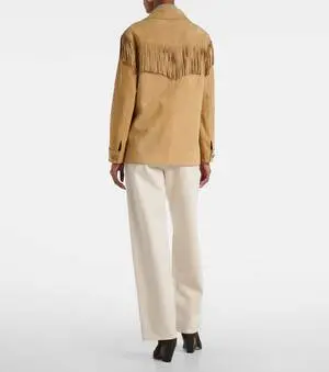 Ralph Lauren Ryland Fringed Suede Jacket