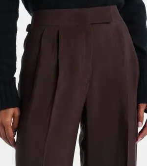 TOM FORD Pleated High-rise Wide-leg Pants