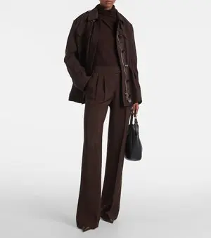 TOM FORD Pleated High-rise Wide-leg Pants