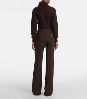 TOM FORD Pleated High-rise Wide-leg Pants