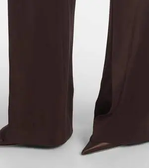TOM FORD Pleated High-rise Wide-leg Pants
