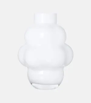 LOUISE ROE Balloon Glass Vase - White