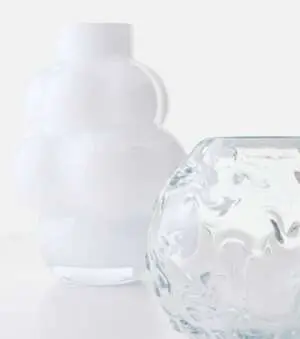 LOUISE ROE Balloon Glass Vase - White