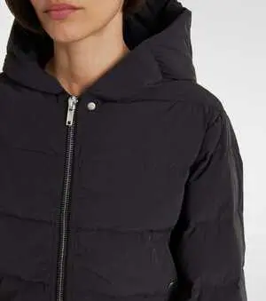 Rick Owens Hooded Down Jacket - Black
