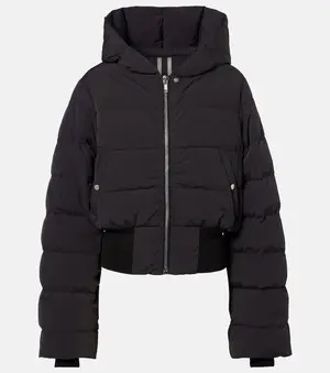 Rick Owens Hooded Down Jacket - Black