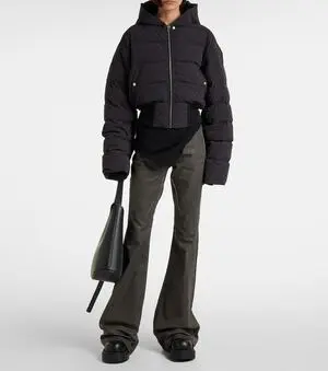 Rick Owens Hooded Down Jacket - Black